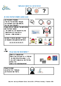 Les tests de dépistage du Coronavirus en FALC et pictogrammes - ERHR ...